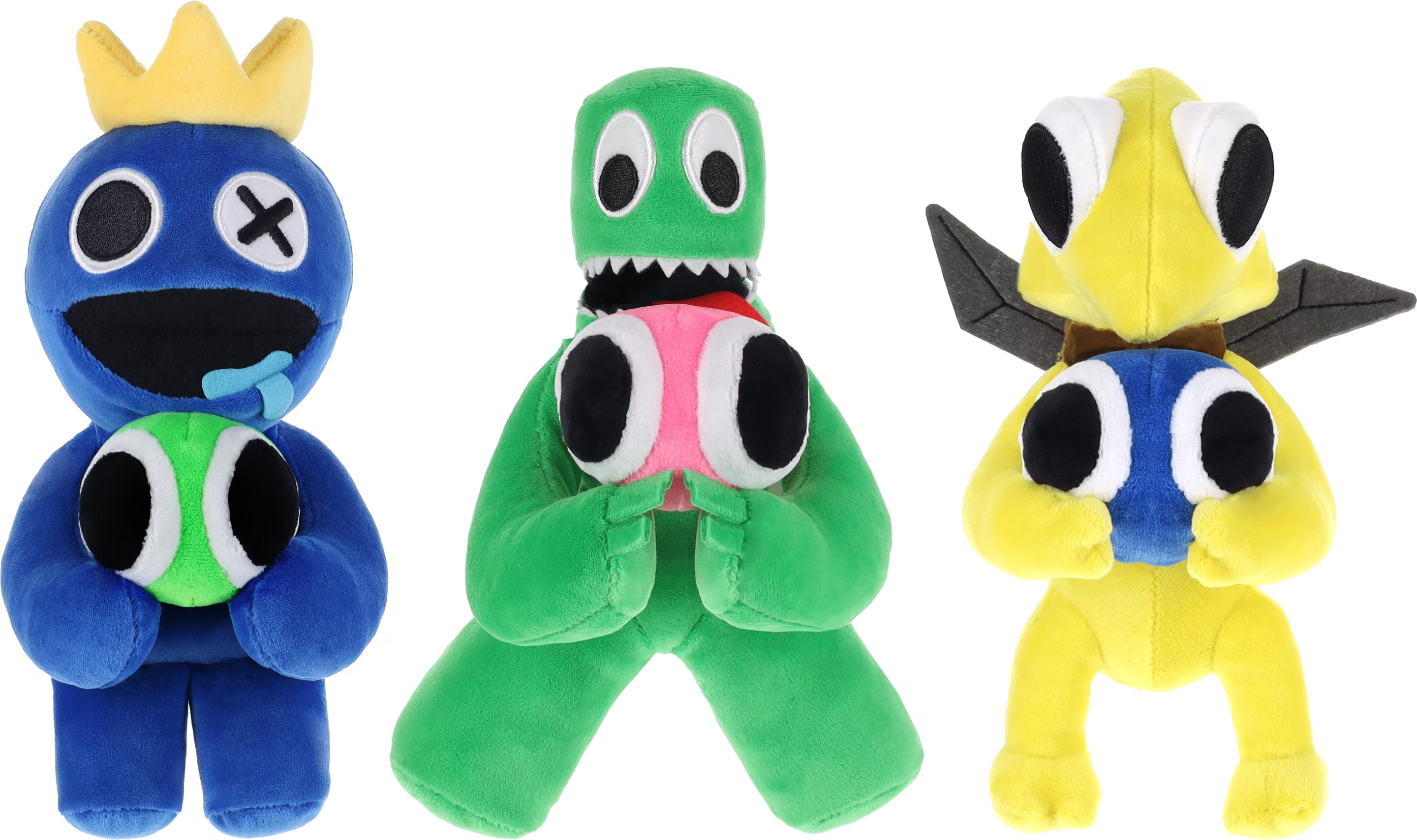 PhatMojo - Rainbow Friends: Plüsch Set Blue, Green, Yellow 20 cm ...